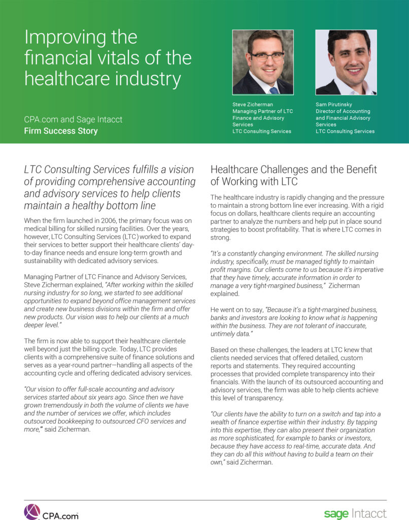 Case Study | Skilled Nursing Facilities | LTC Consulting Services